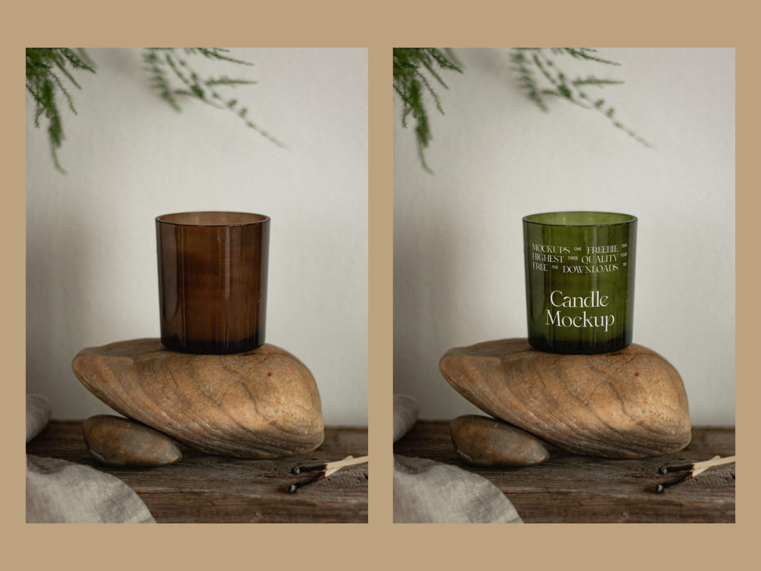 Candle Mockup | Free Mockup