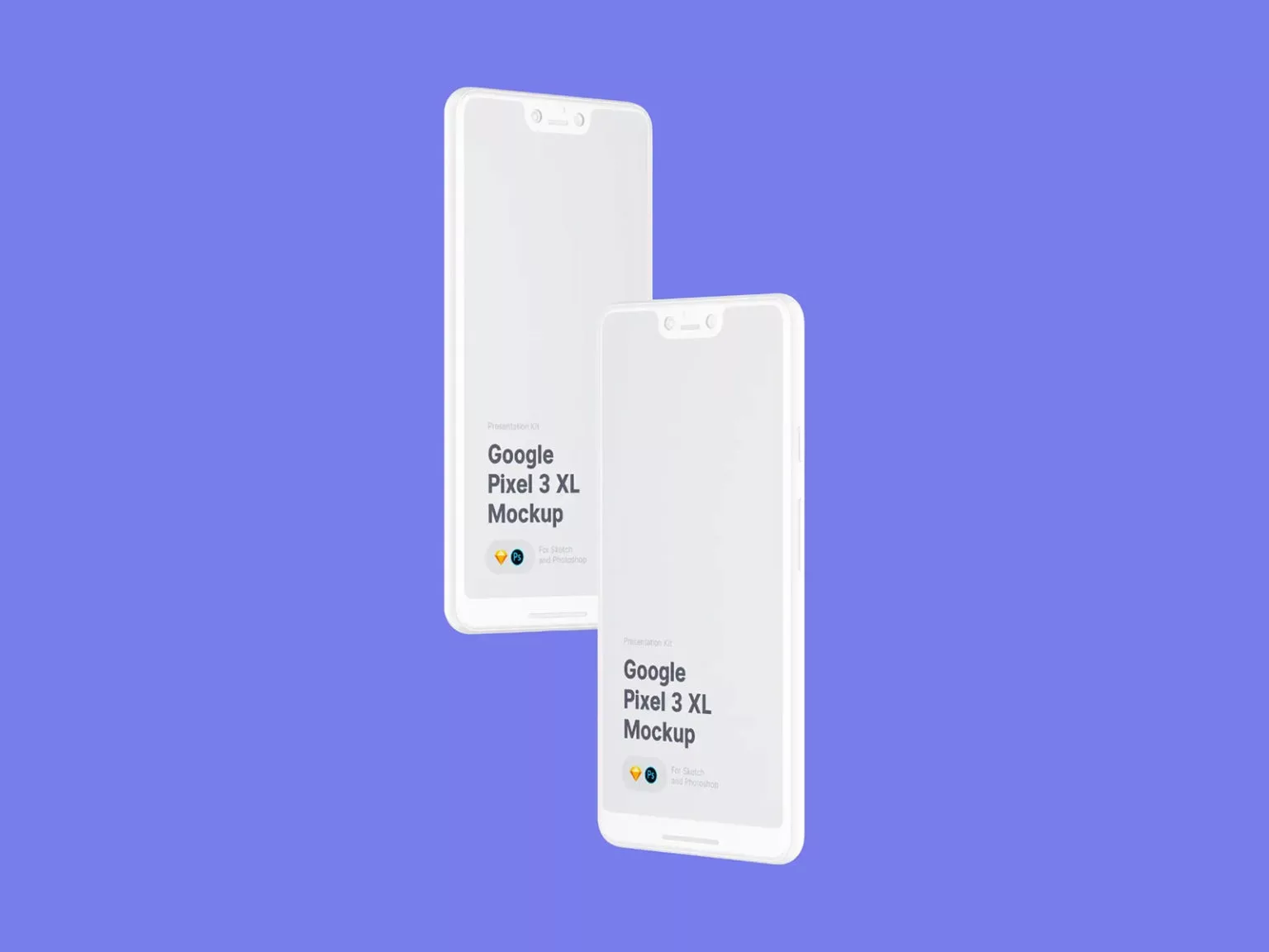 Google Pixel Android Smartphone Mockup | Realistic and Clay | The Free ...