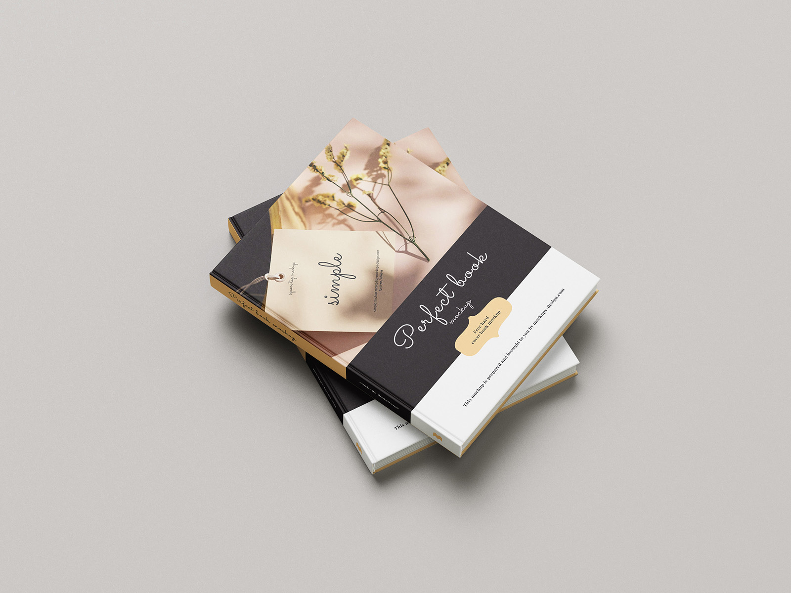 Free Hardcover Book Mockups 6 Psd Scenes