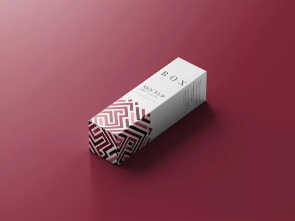 Slim Tall Box Mockup Set | The Free Mockup