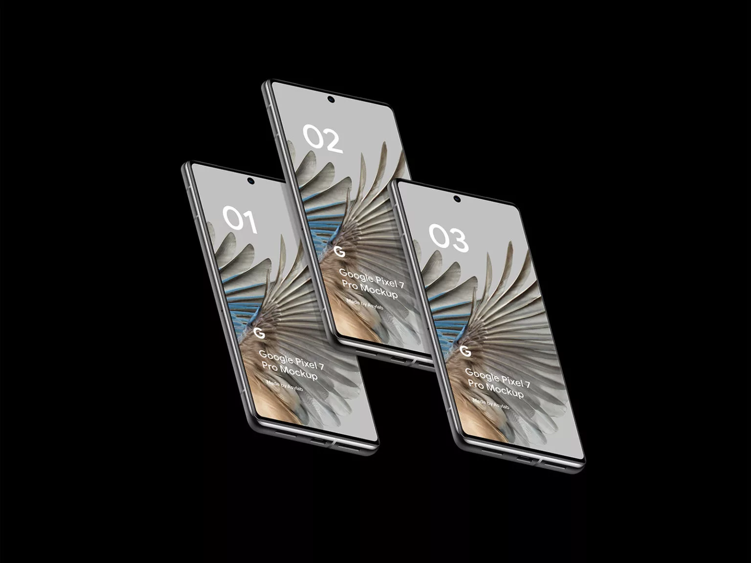 Google Pixel Android App Mockup | The Free Mockup