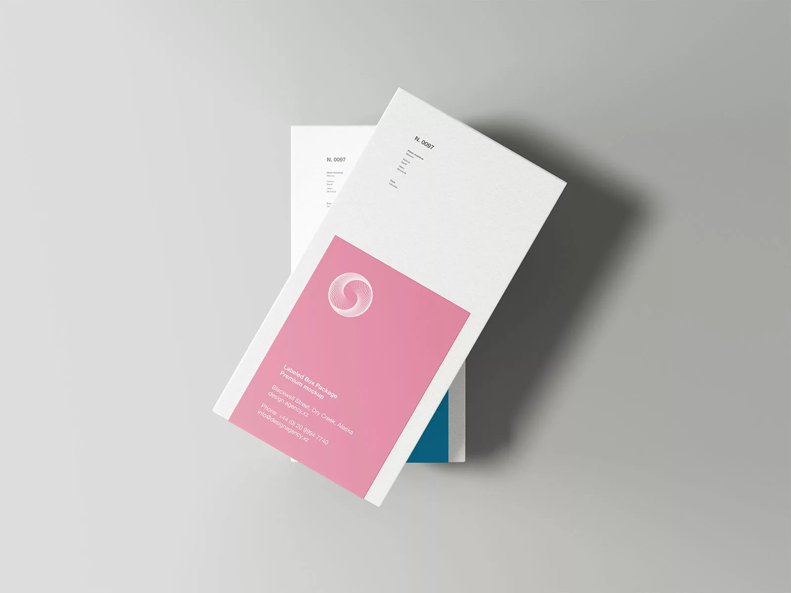 Labeled Box Mockup Packaging Presentation | The Free Mockup