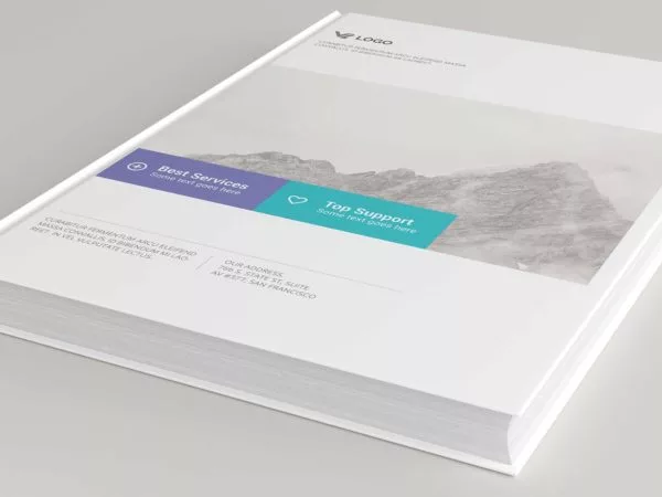 Portrait Hardcover Book Mockup | The Free Mockup