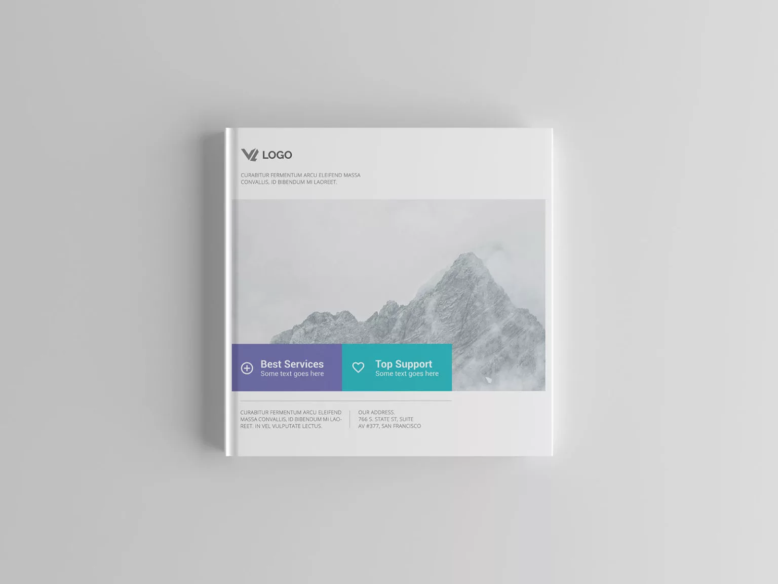 Free Catalog mockup | The Free Mockup