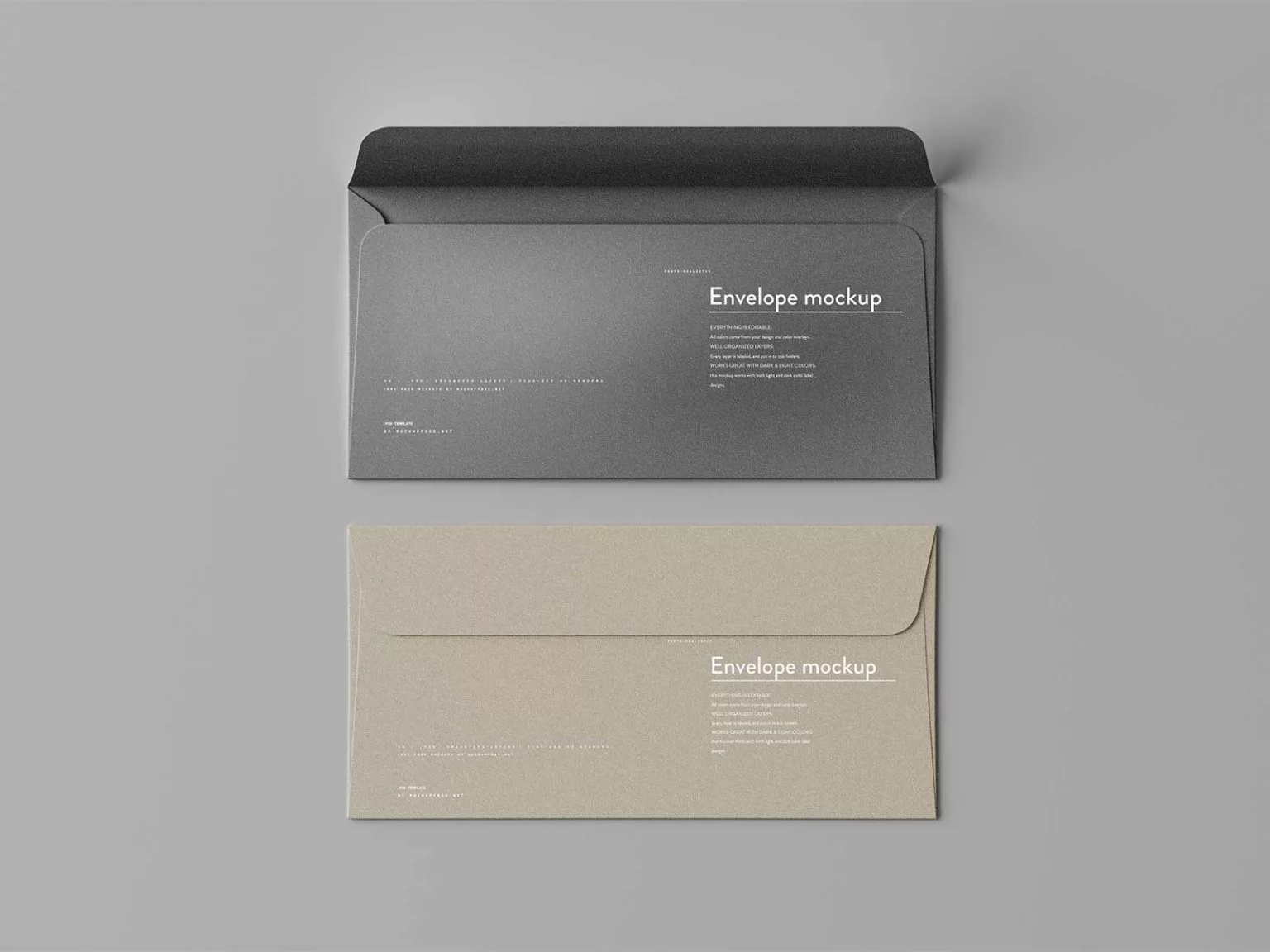 Corporate Envelope Mockups | The Free Mockup