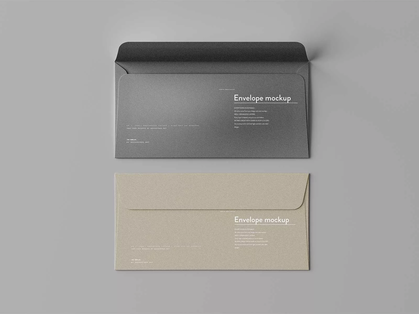 Corporate Envelope Mockups | The Free Mockup