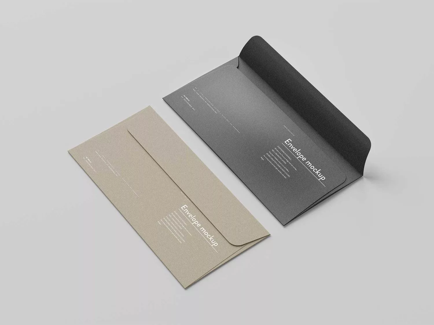 Corporate Envelope Mockups | The Free Mockup