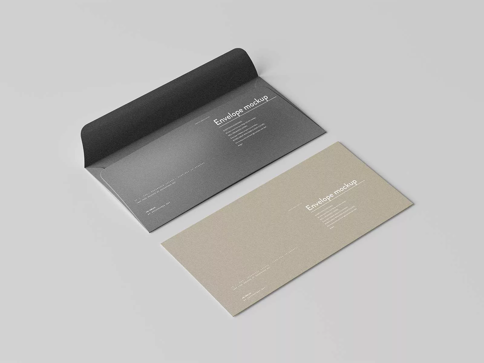 Corporate Envelope Mockups | The Free Mockup