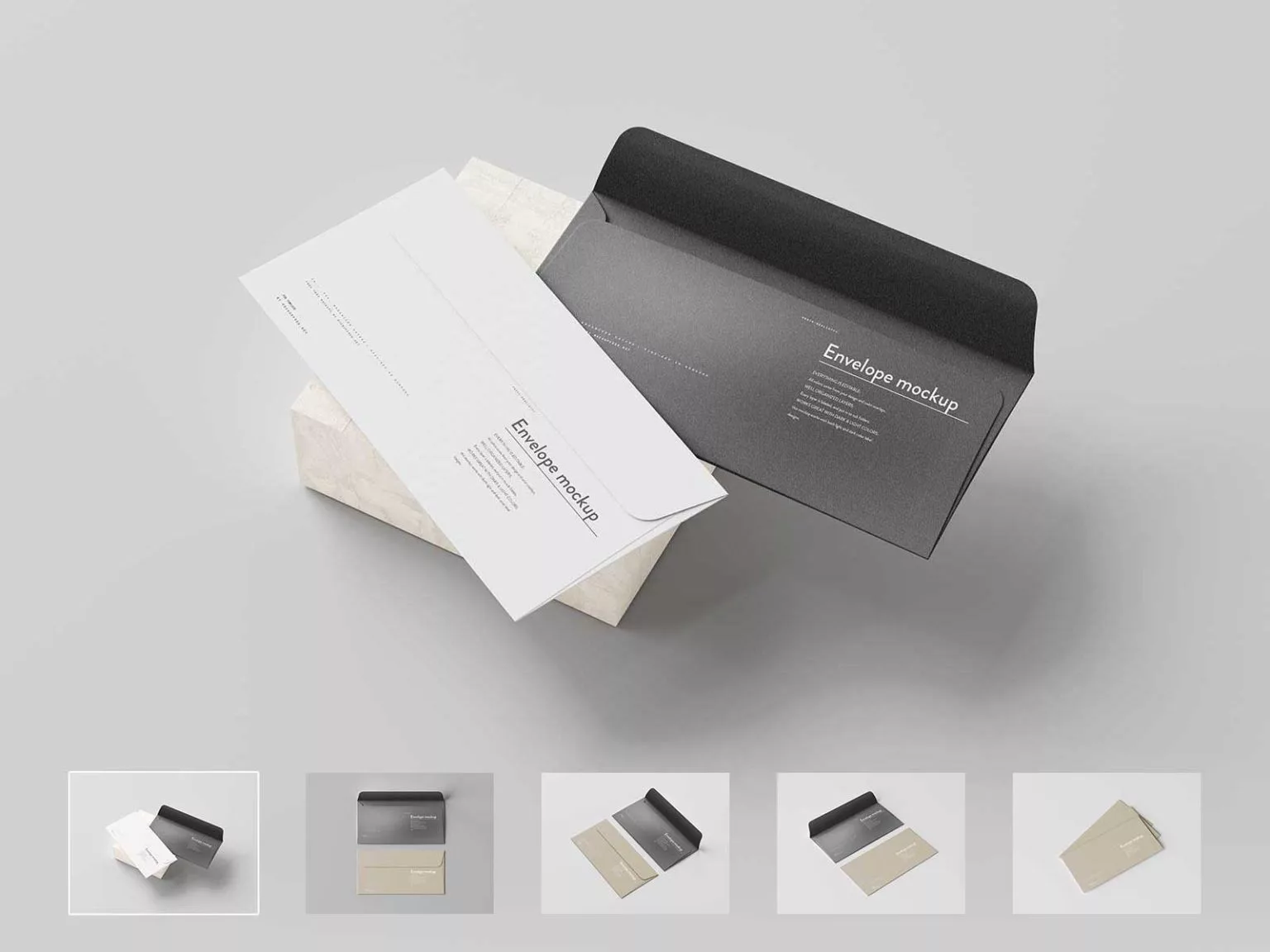 Corporate Envelope Mockups | The Free Mockup