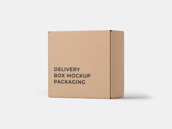 Delivery Box Mockup Packaging | The Free Mockup