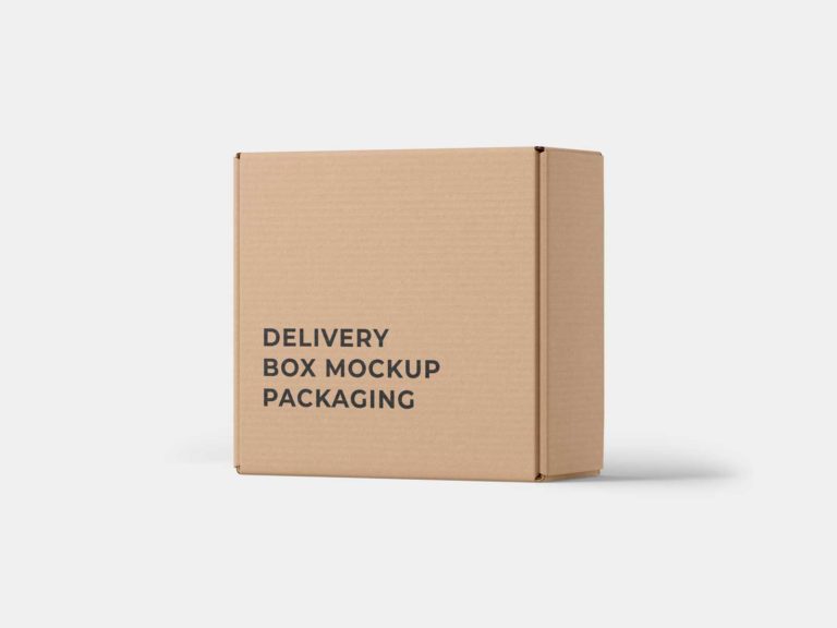 Delivery Box Mockup Packaging | Free Mockup