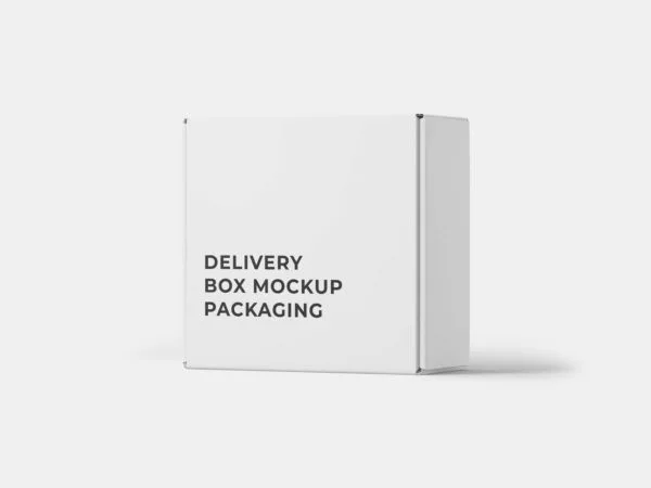Delivery Box Mockup Packaging | The Free Mockup
