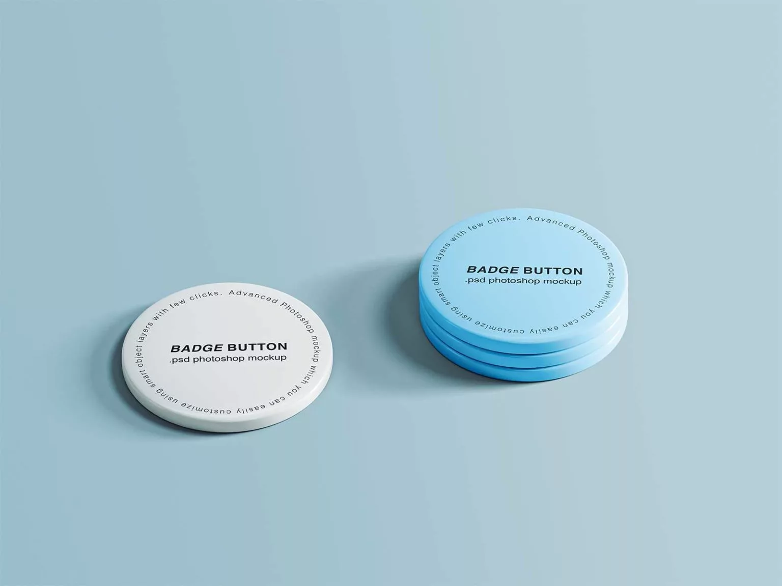 Free Pin Button Mockup | The Free Mockup