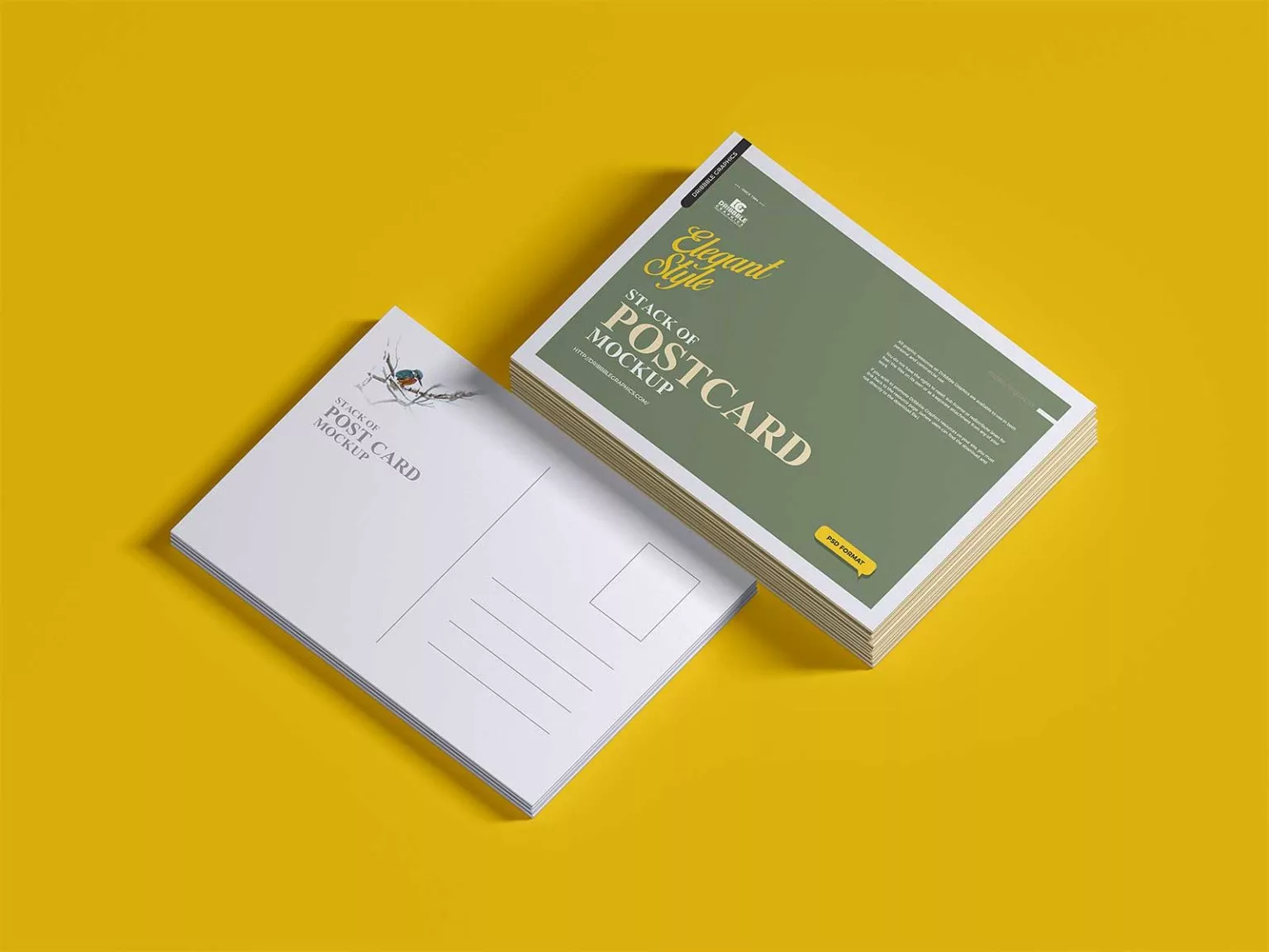 Postcard Mockup | The Free Mockup