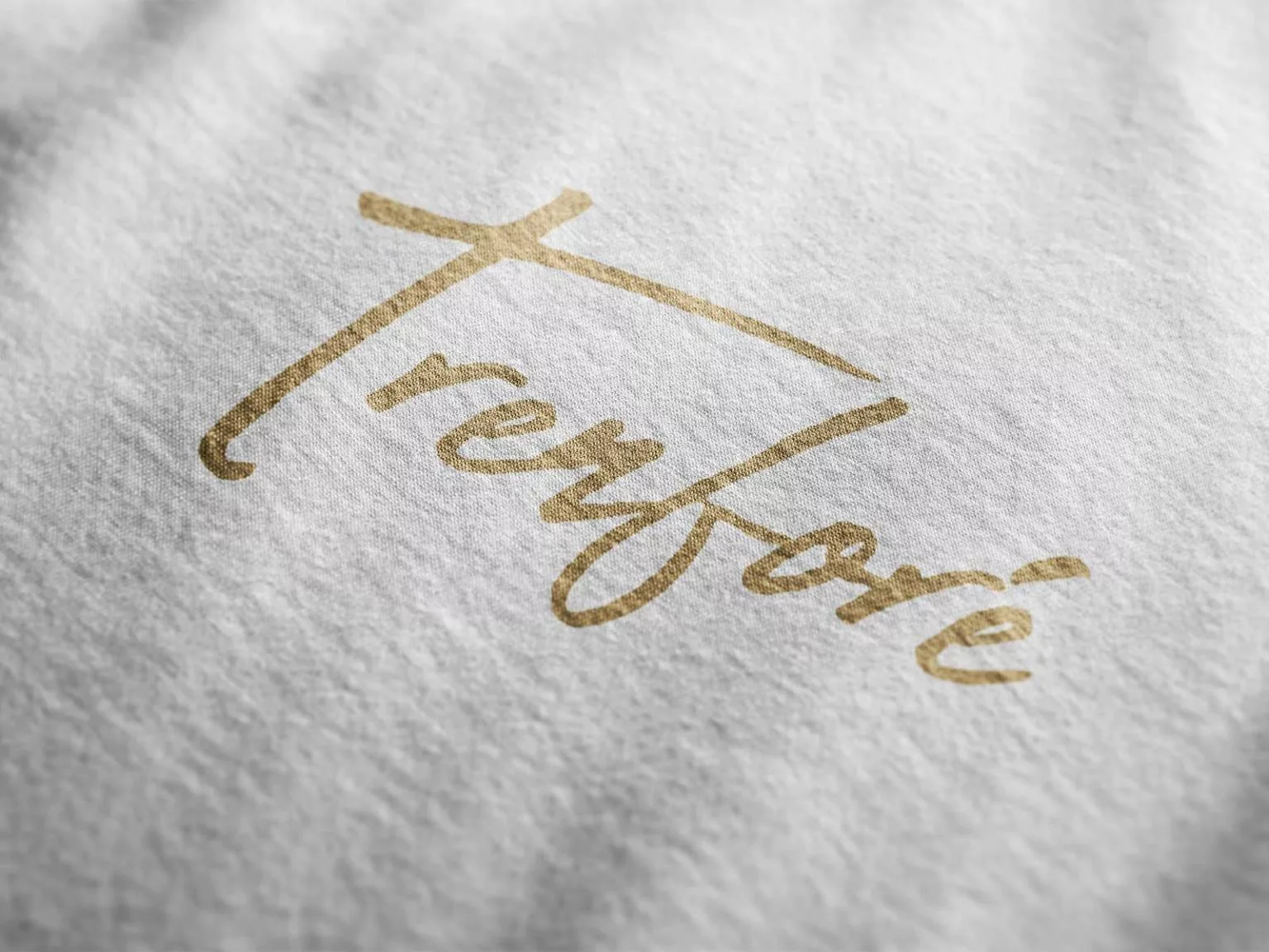 Logo Mockup on Fabric PSD | The Free Mockup