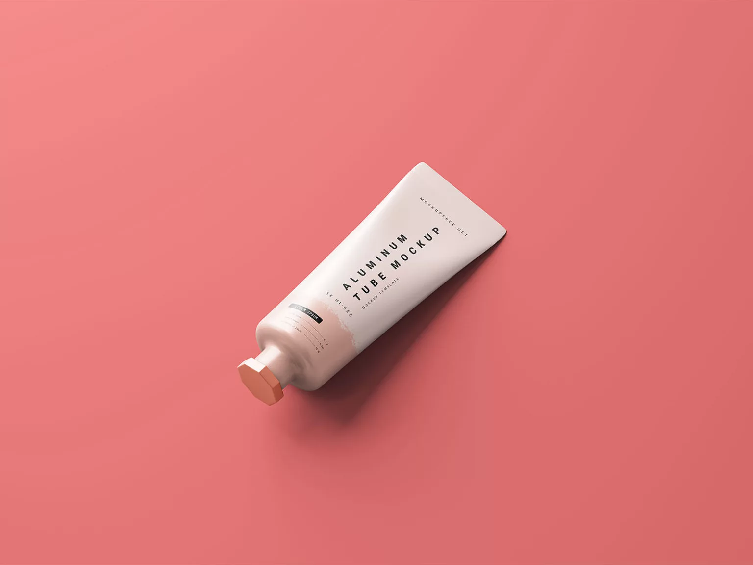 Metal Cream Tube Mockups | The Free Mockup