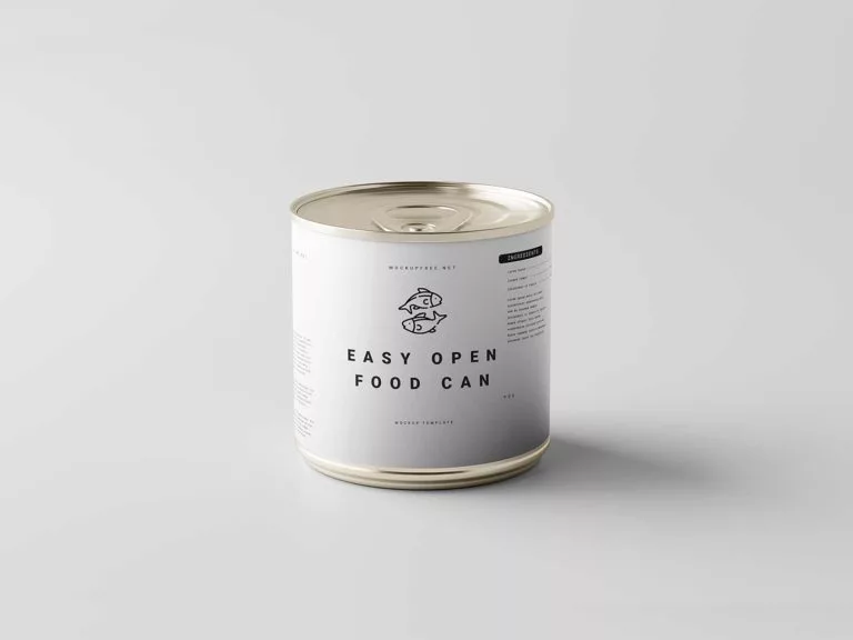 Free Can Mockups | Free-Mockup.com