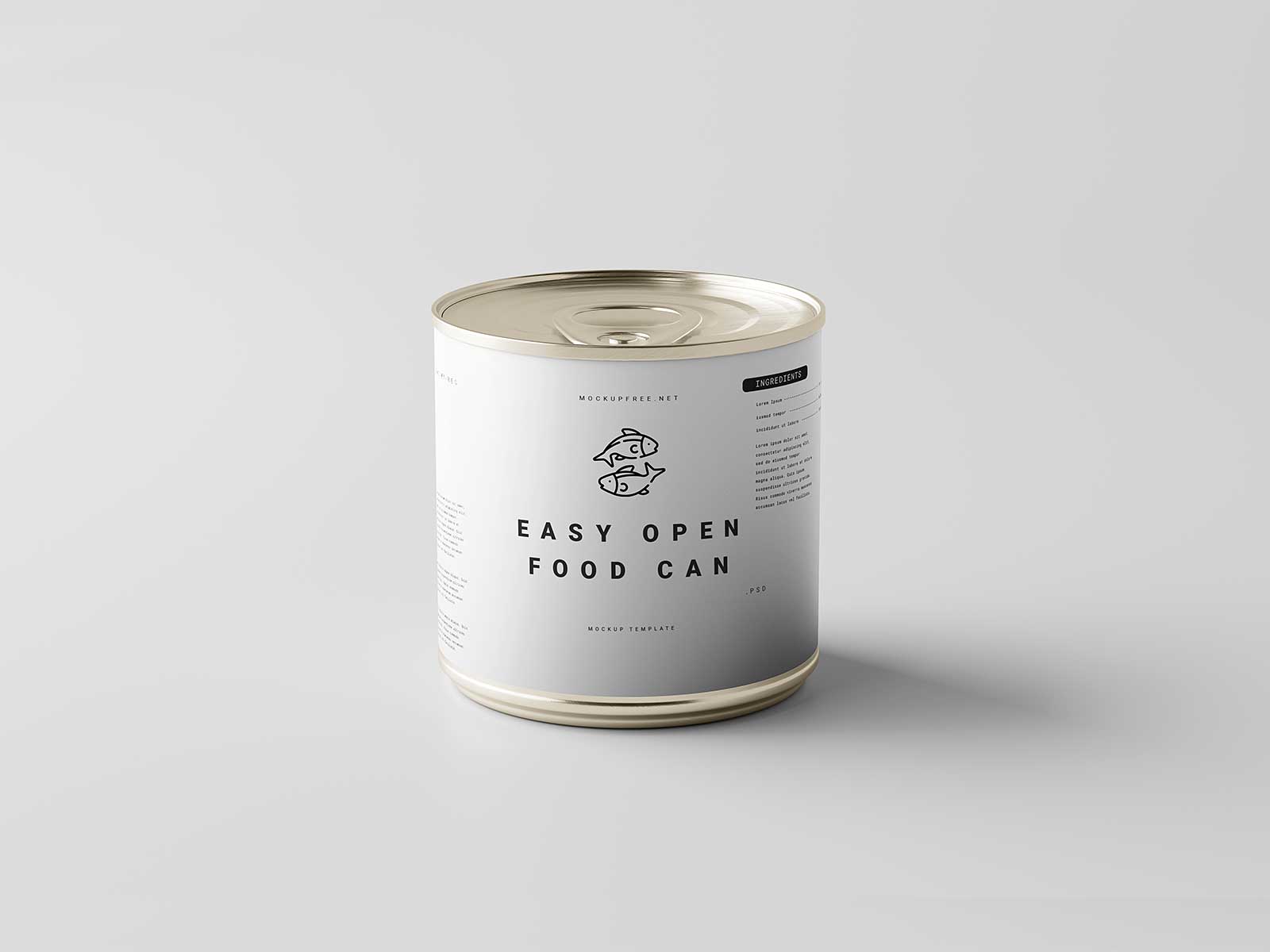Packaging Food Can Mockups | Free Mockup