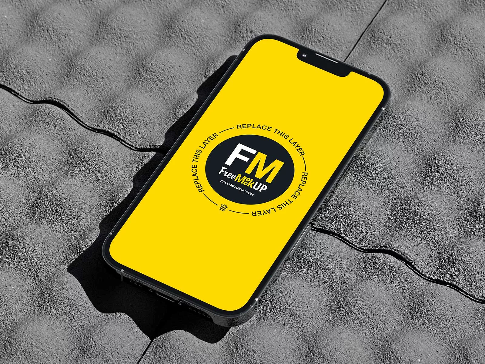 Realistic iPhone App Mockup | The Free Mockup