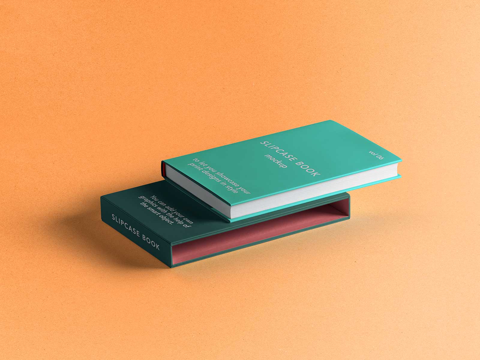 Slipcase Book PSD Mockup