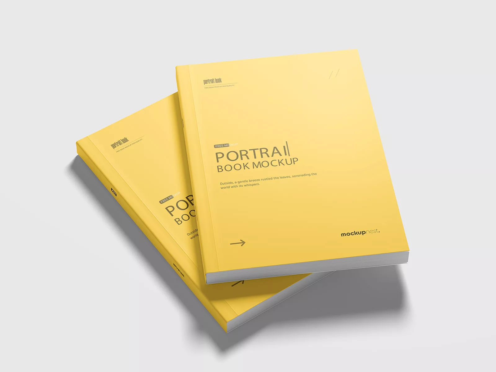 Softcover Book Mockup Set | Free Mockup