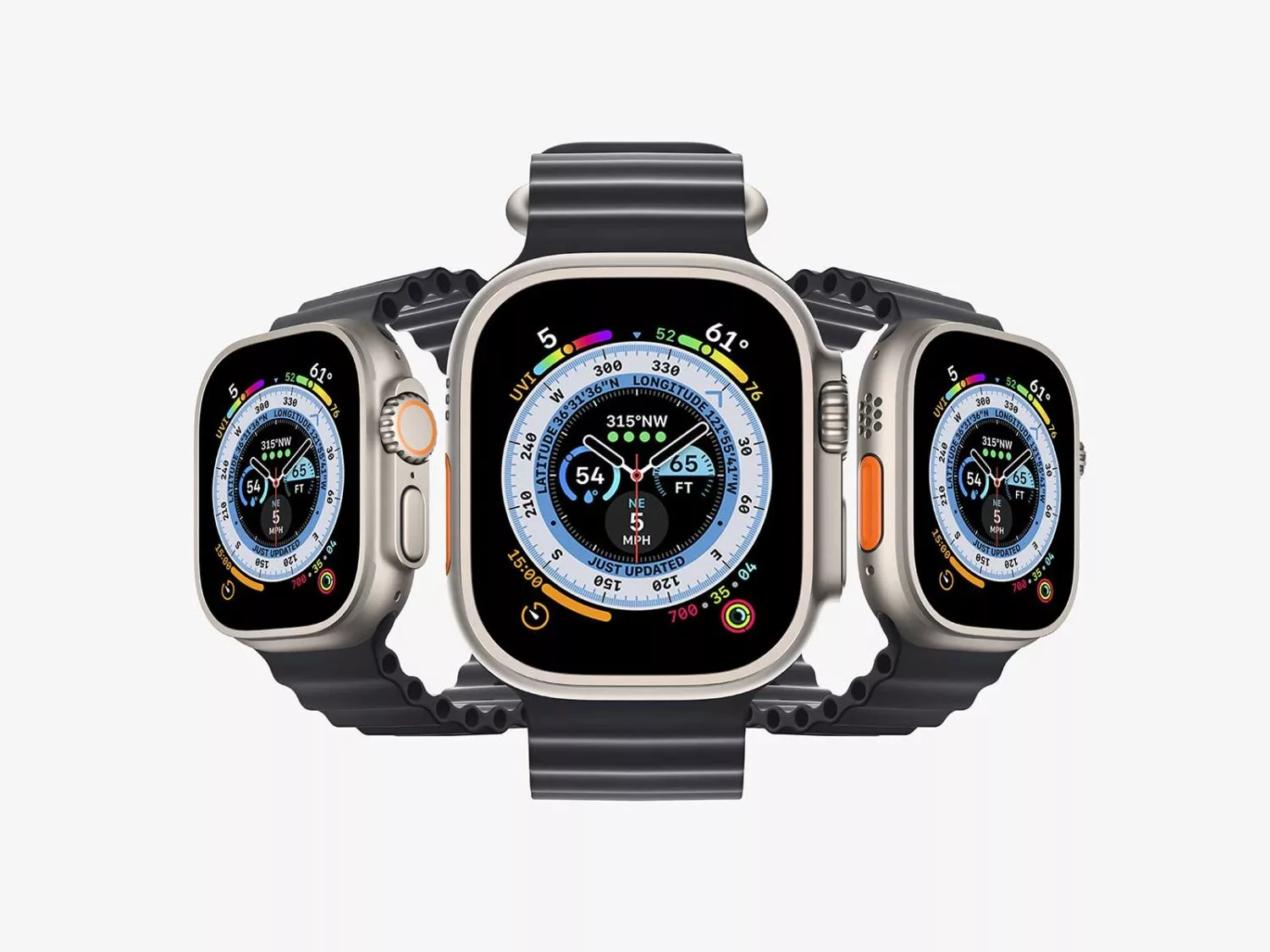 Apple Smart Watch Ultra Mockups (Four Styles) | The Free Mockup