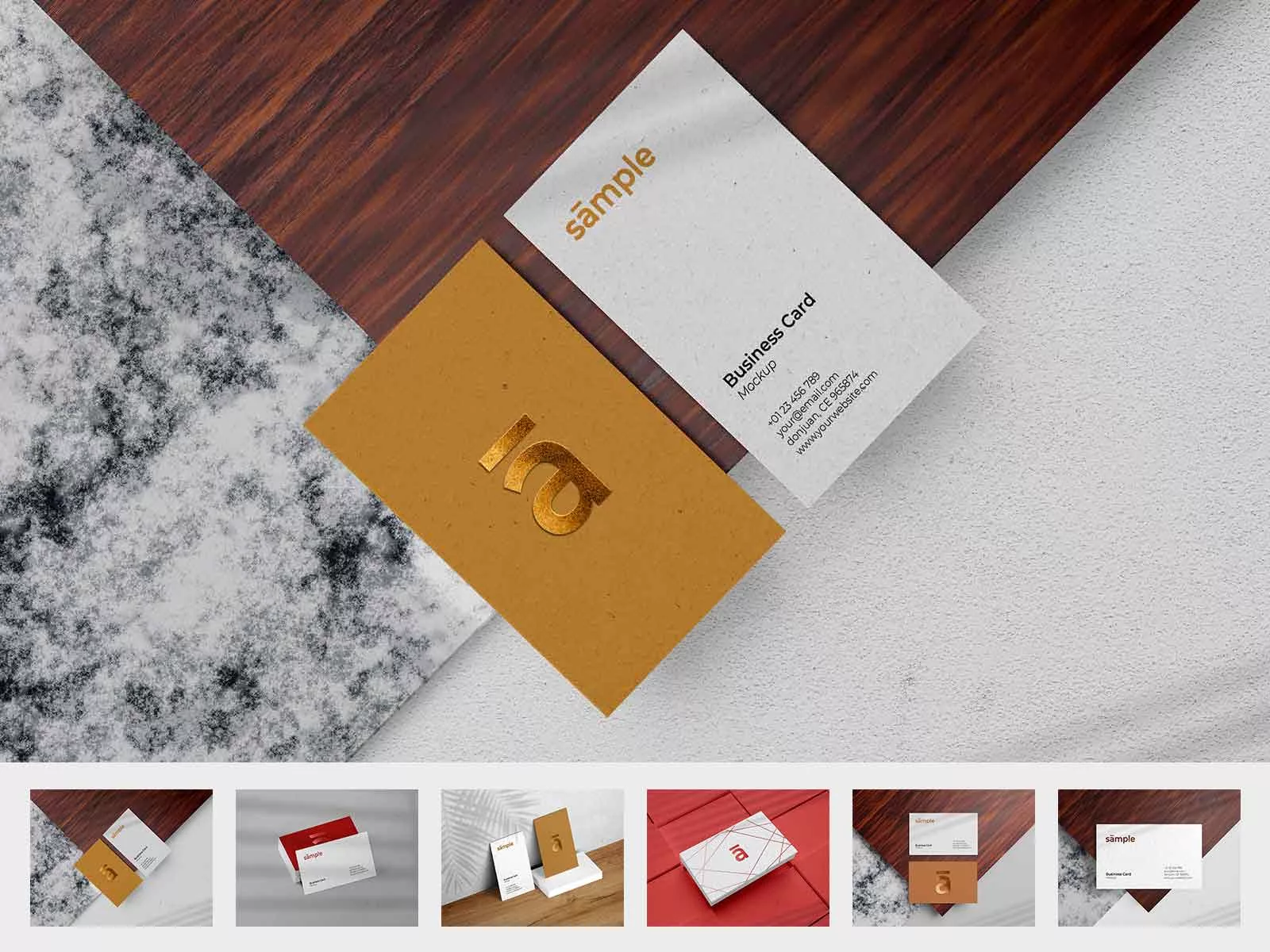 Business Card PSD Mockups | The Free Mockup