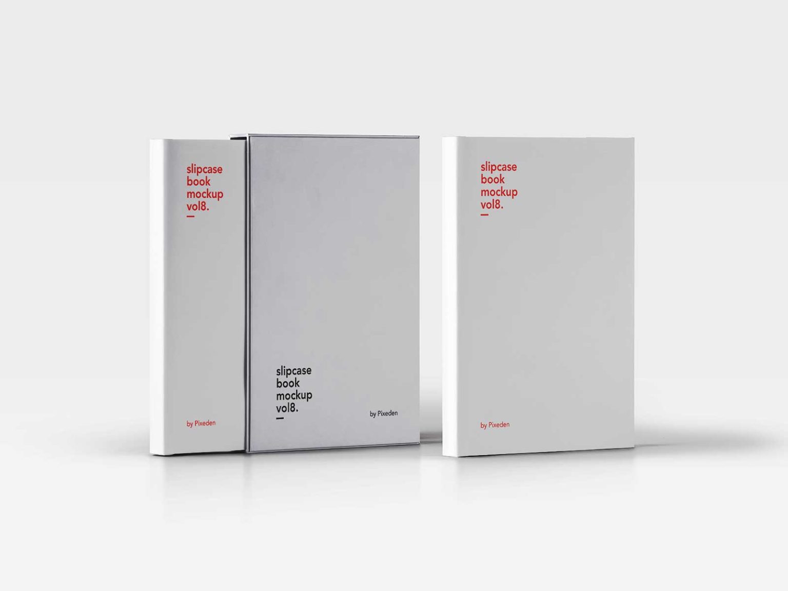 Book Slip Case Mockup