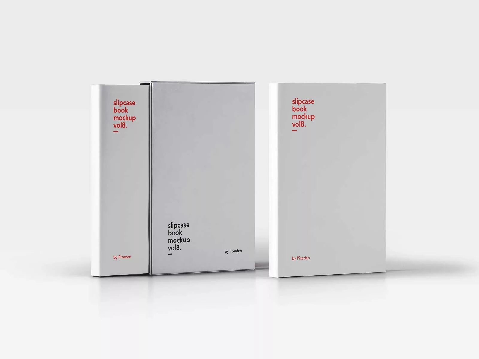Book Slip Case Mockup