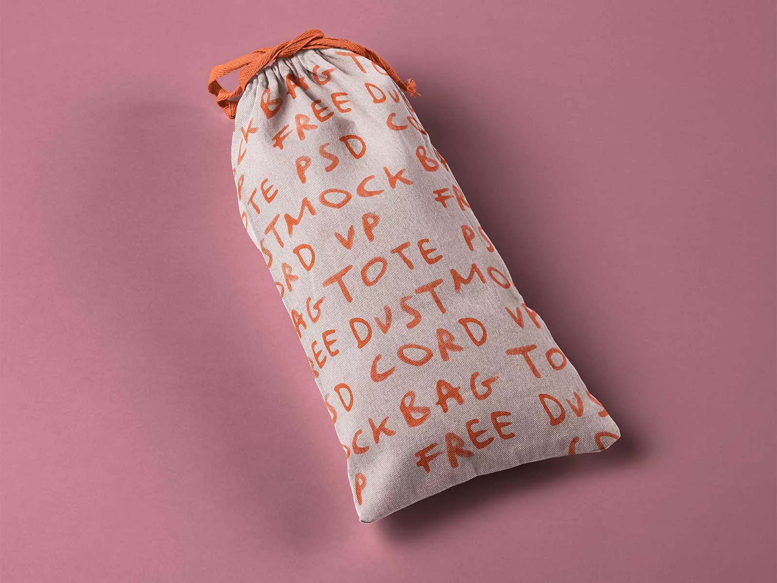 Drawstring Bag Mockup | The Free Mockup