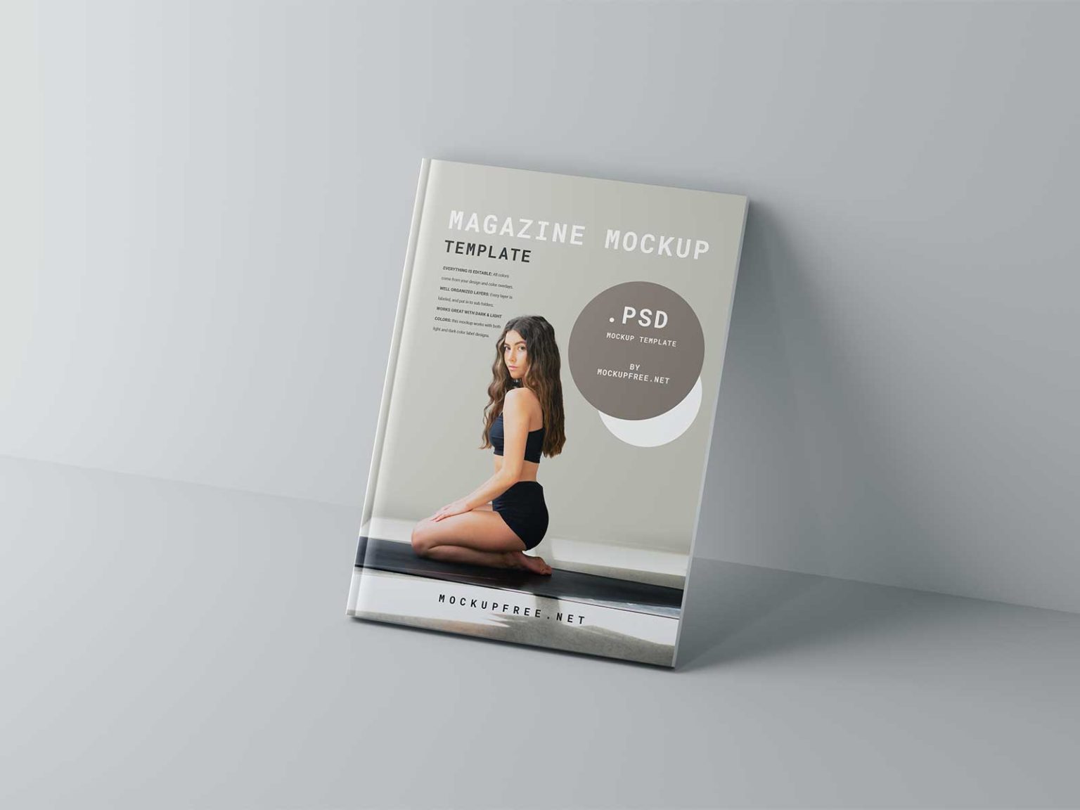Magazine Cover Mockup Set | Free Mockup