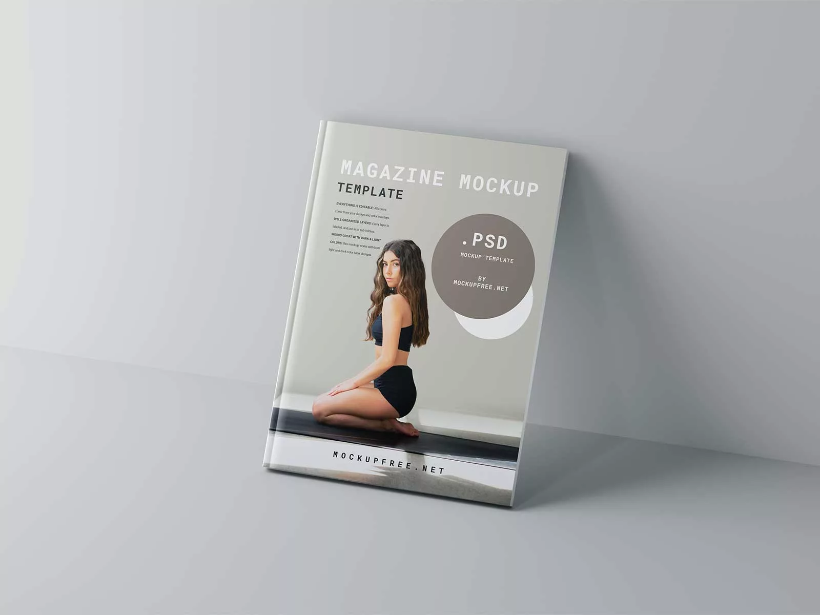 Magazine Cover Mockup Set | Free Mockup