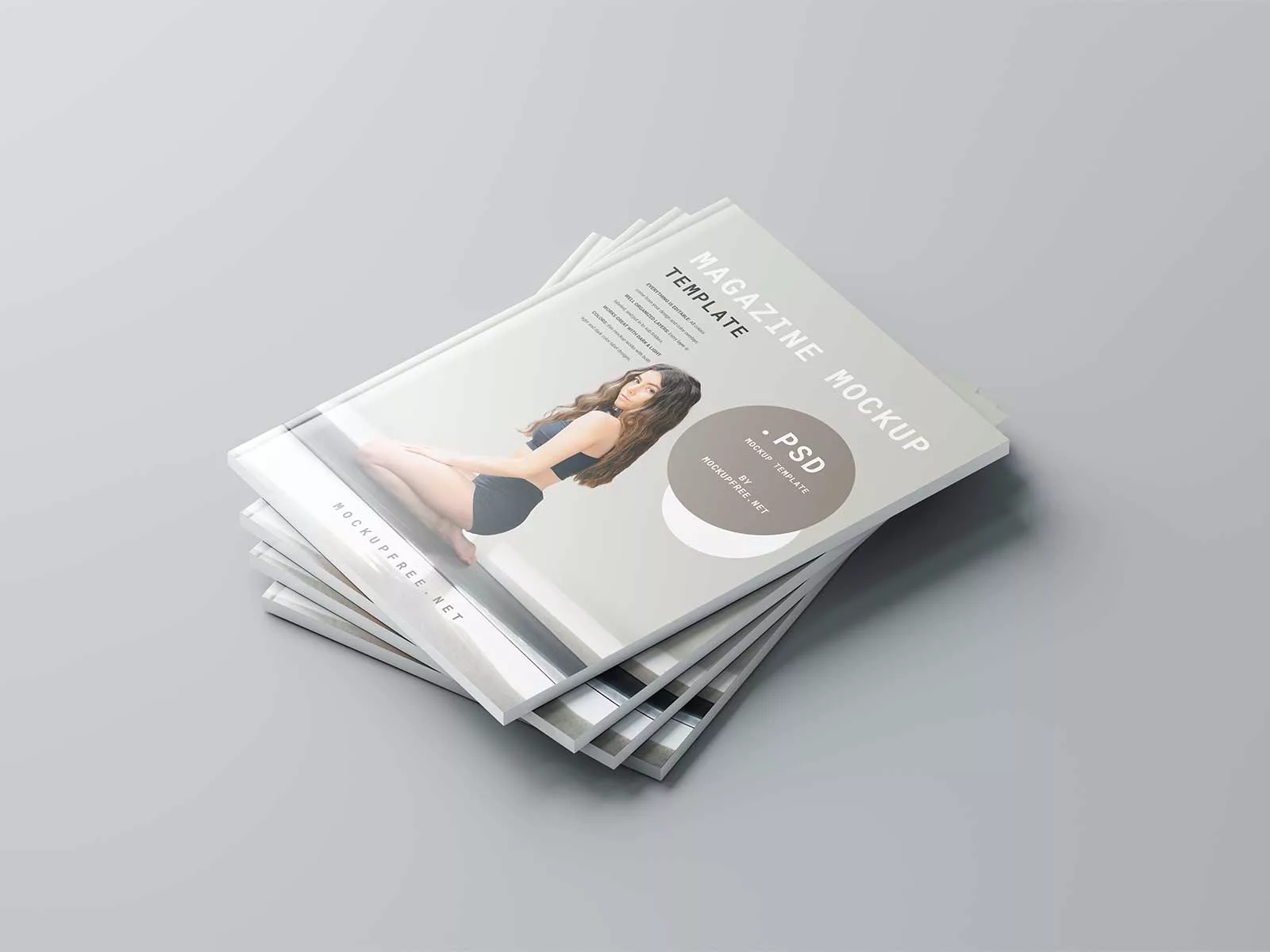 Magazine Cover Mockup Set | The Free Mockup