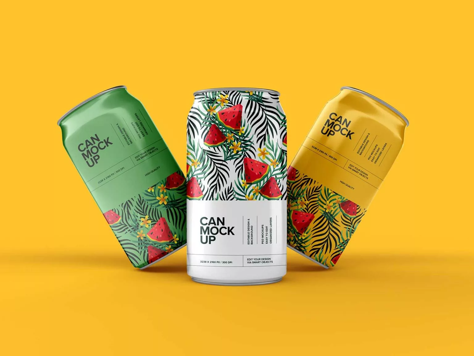 Free Can Mockups | The Free Mockup