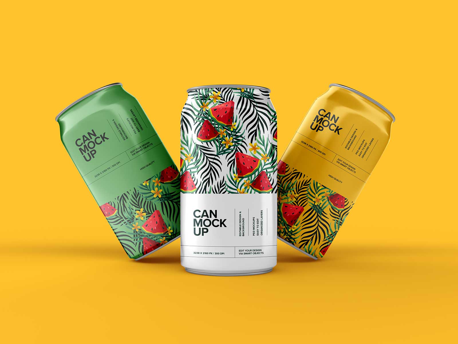 Free Can Mockups | The Free Mockup