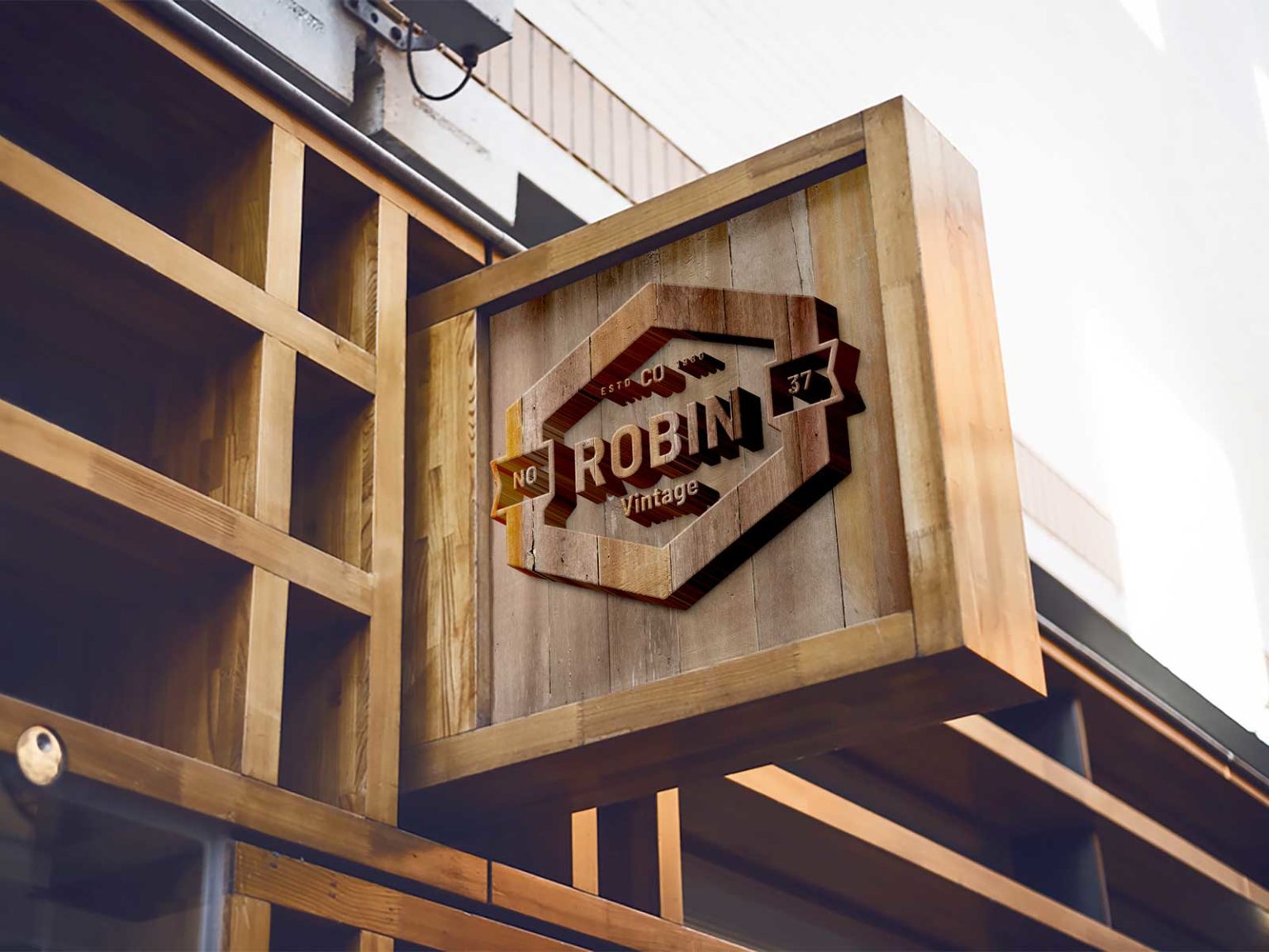 Outdoor Wall Sign Mockups