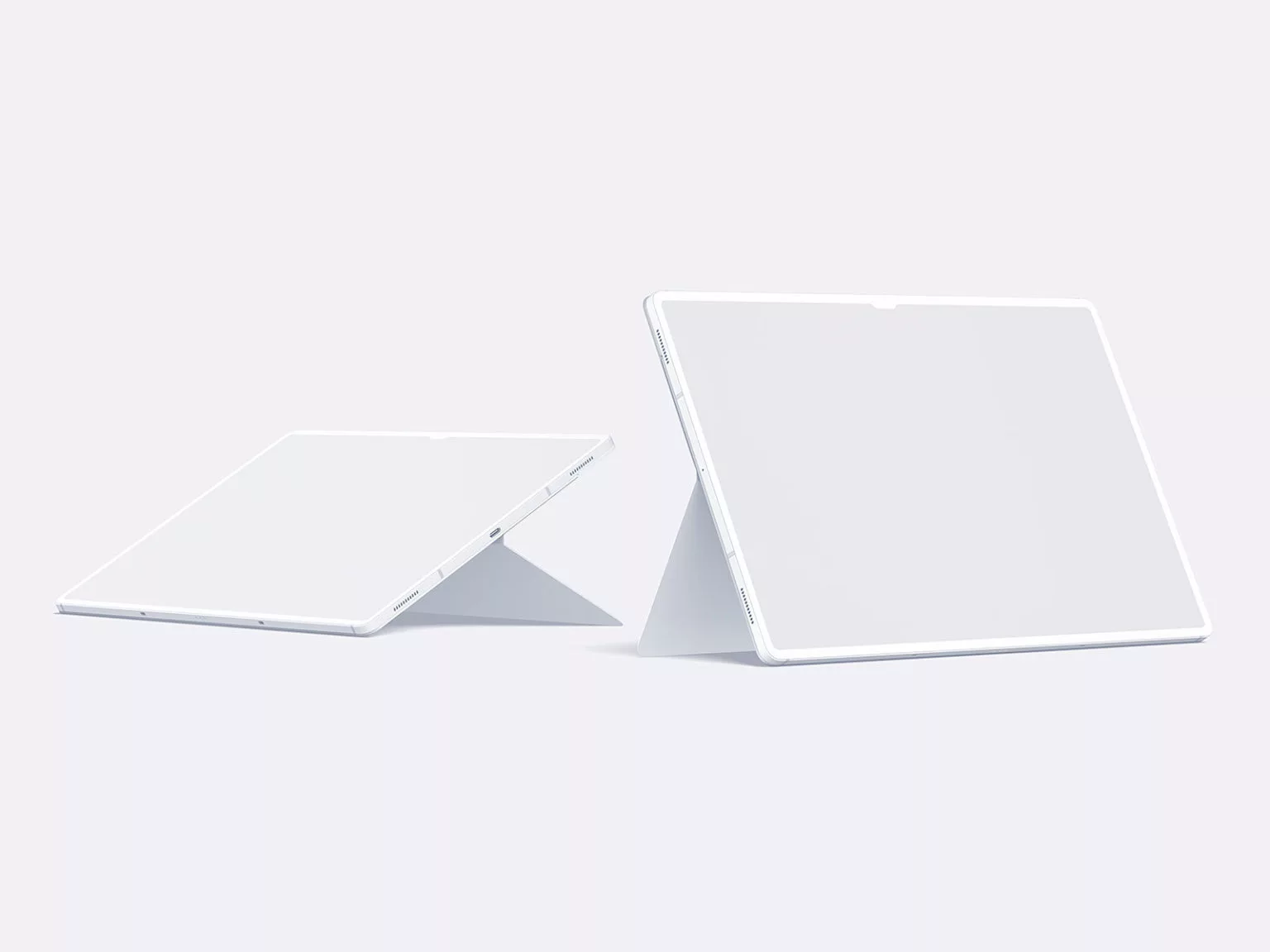 Samsung Tab S8 Ultra Mockup (Realistic and Clay) | Free Mockup