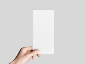 Single-Sided DL Flyer/Leaflet Mockup PSD | Free-Mockup.com