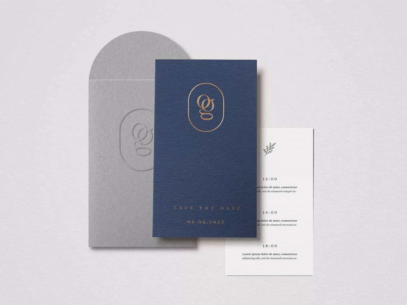 Small Invitation Card Mockup with Envelope | The Free Mockup