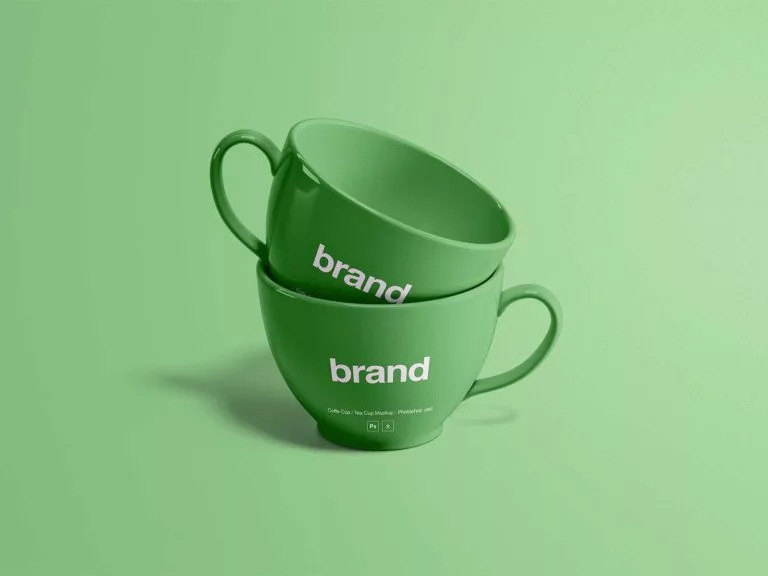 Tea Cup Mockups | The Free Mockup