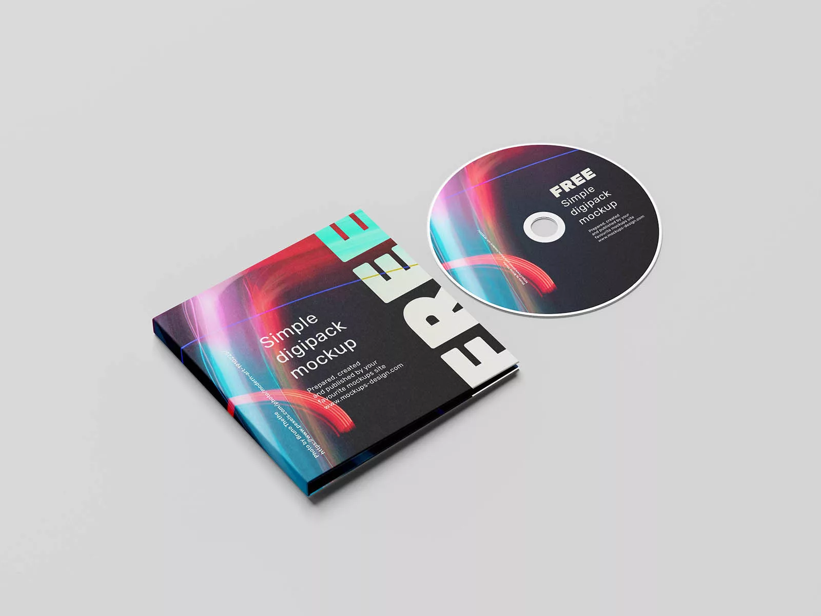 Free Digipack CD Mockup | The Free Mockup