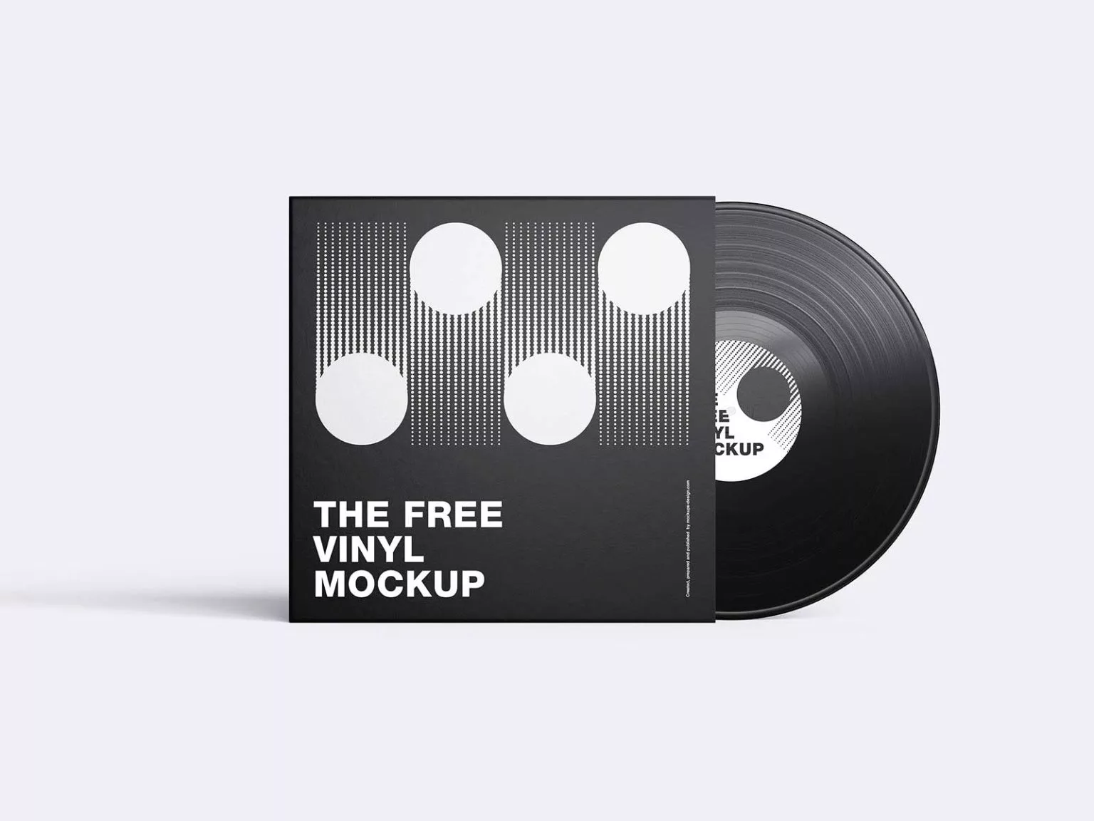 Vinyl Mockup – PSD Template | The Free Mockup