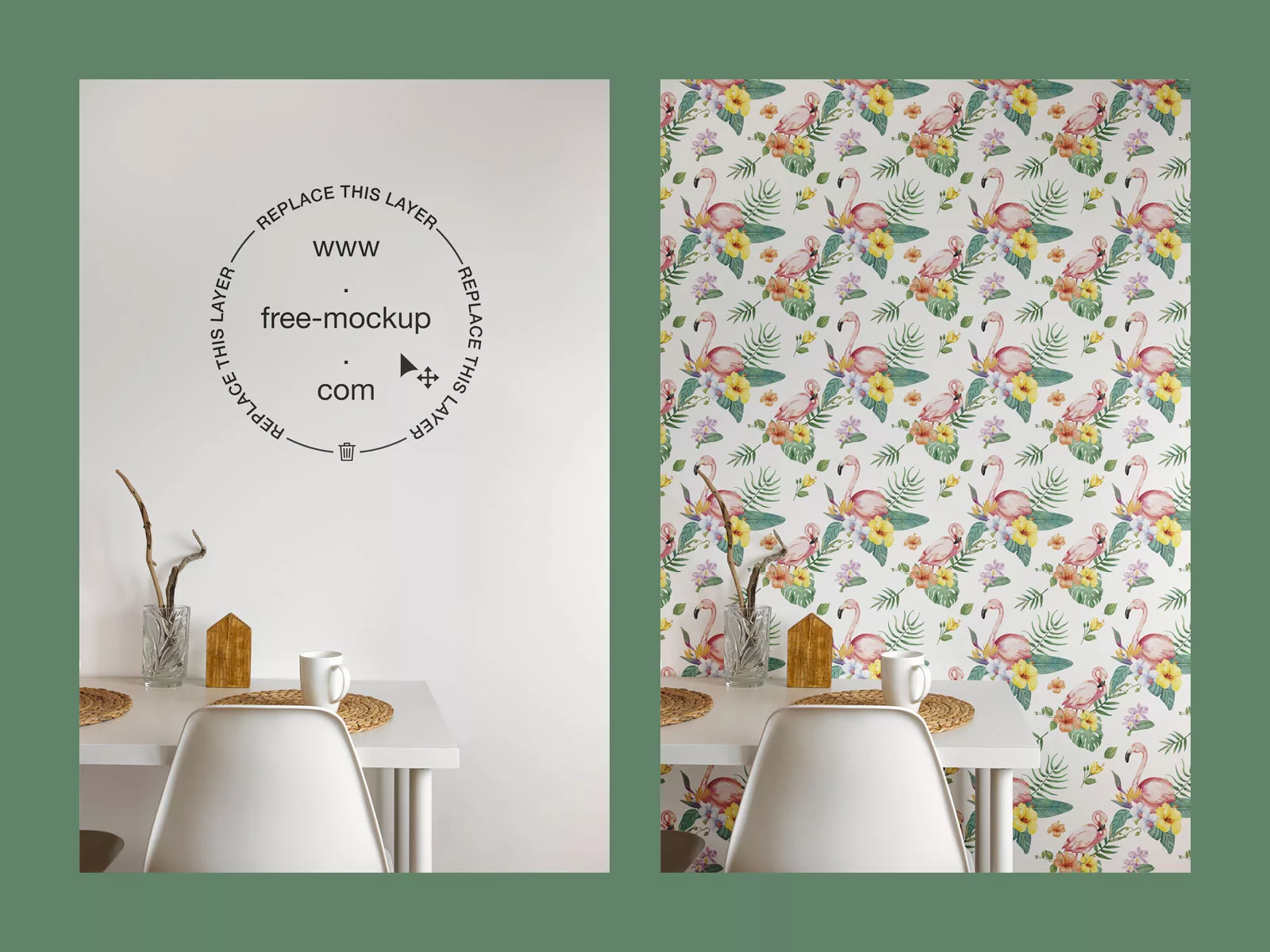 Wallpaper Mockup PSD | The Free Mockup