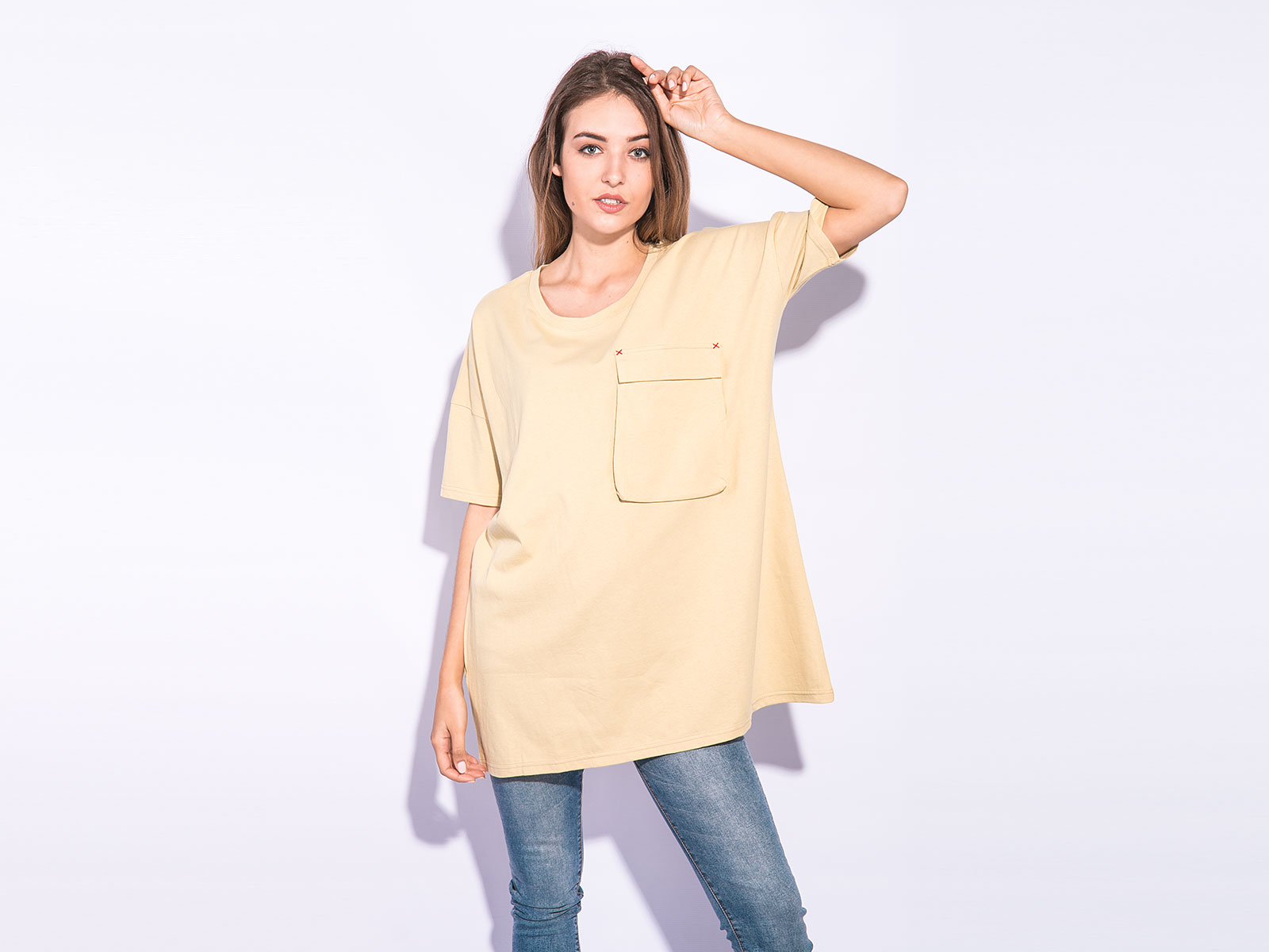 Women's Oversized T-shirt Mockup