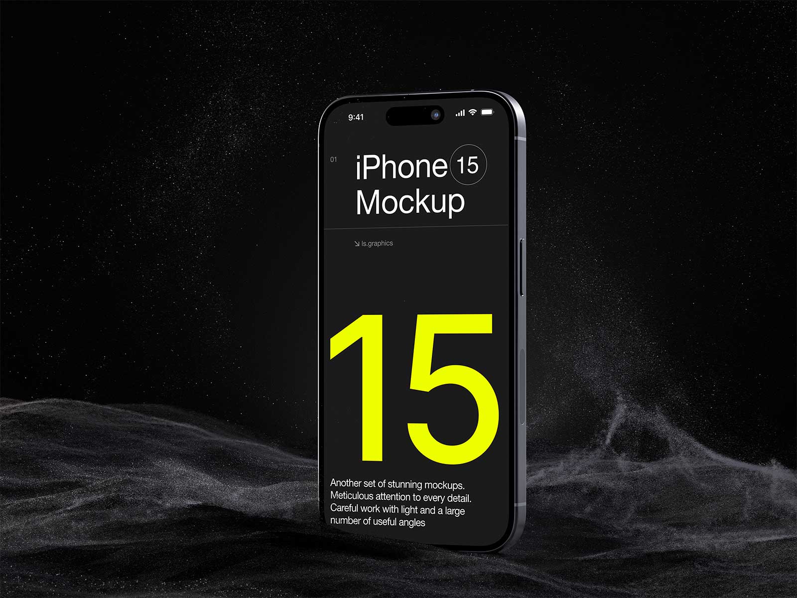 iPhone 15 Pro App Mockup | Free Mockup