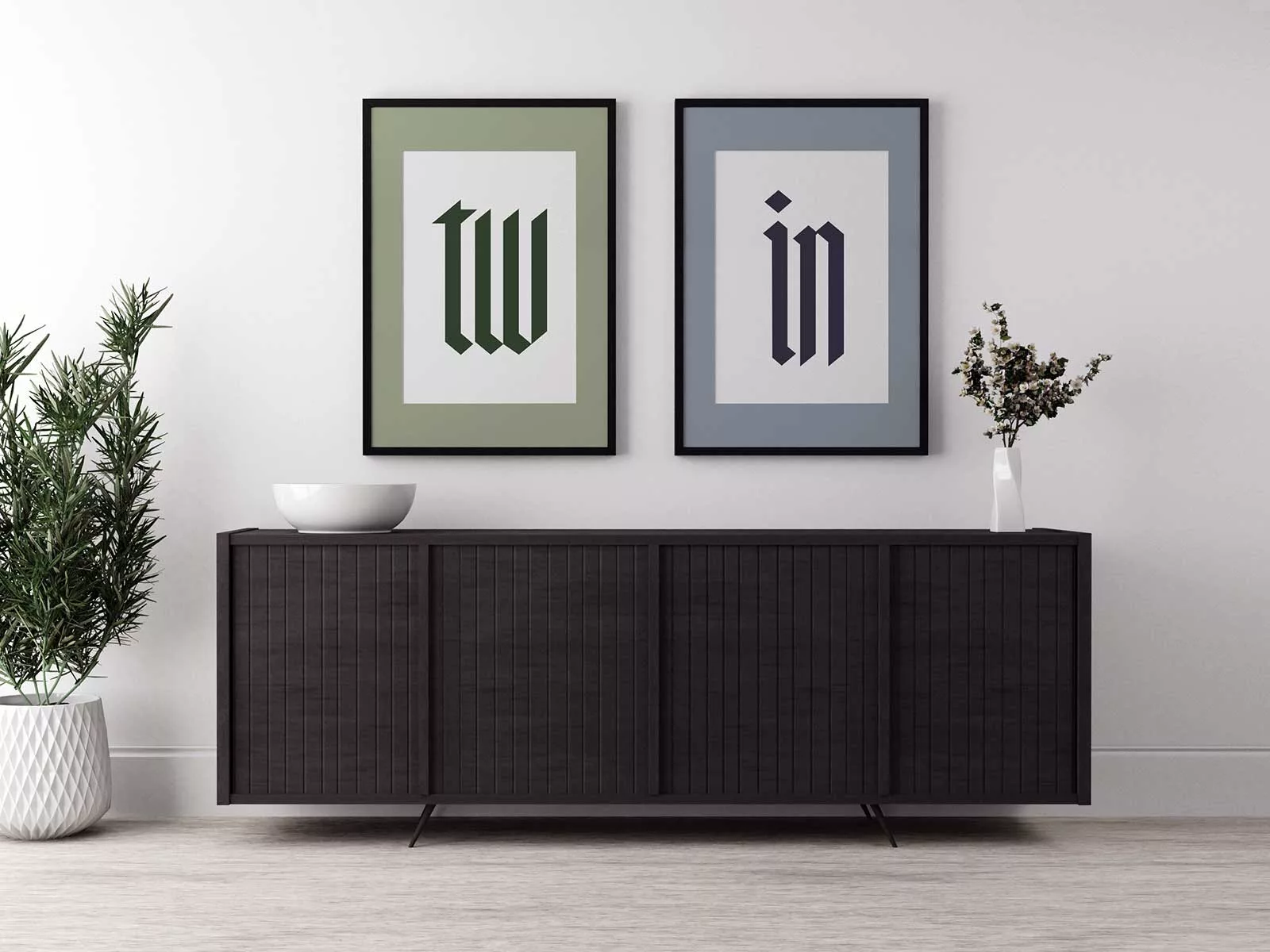 Poster Frame PSD Mockups | The Free Mockup