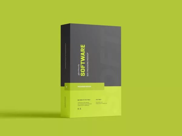 Software Product Box Mockups | The Free Mockup