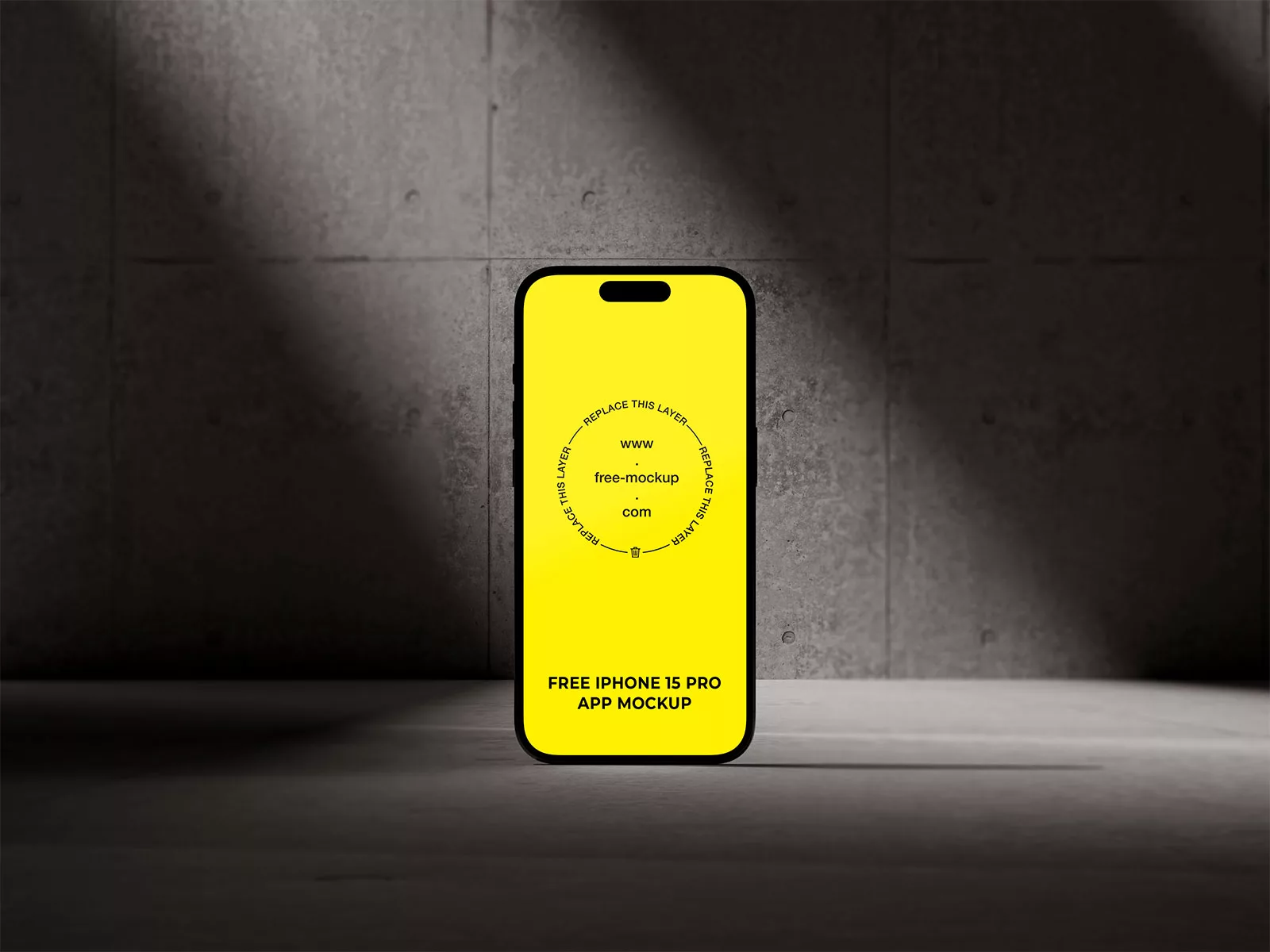 iPhone 15 Pro iOS App Mockup | The Free Mockup iPhone 15 Pro iOS App Mockup | The Free Mockup