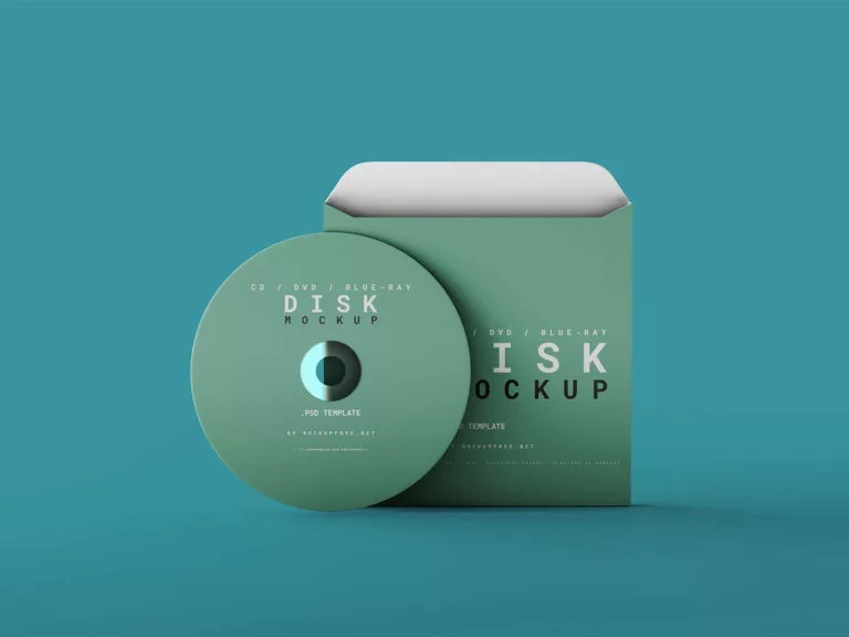 CD Free Mockup | The Free Mockup