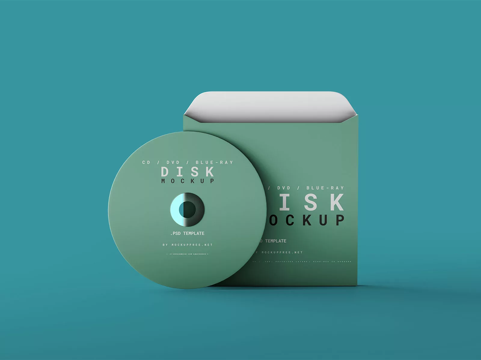 CD Free Mockup | The Free Mockup